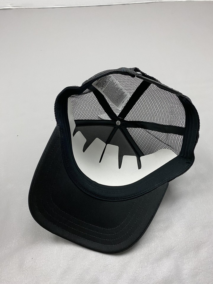 VANS Hat Cap Trucker Snap Back One Size Black White Mesh Classic Patch ...