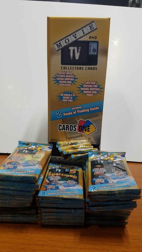 Movie and TV Cards One Box of 48 Packs of 2 Packs in Each Pack Total 96 ...