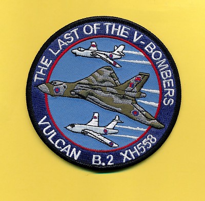 Vulcan B.2 XH558 embroidered patch (New) | eBay