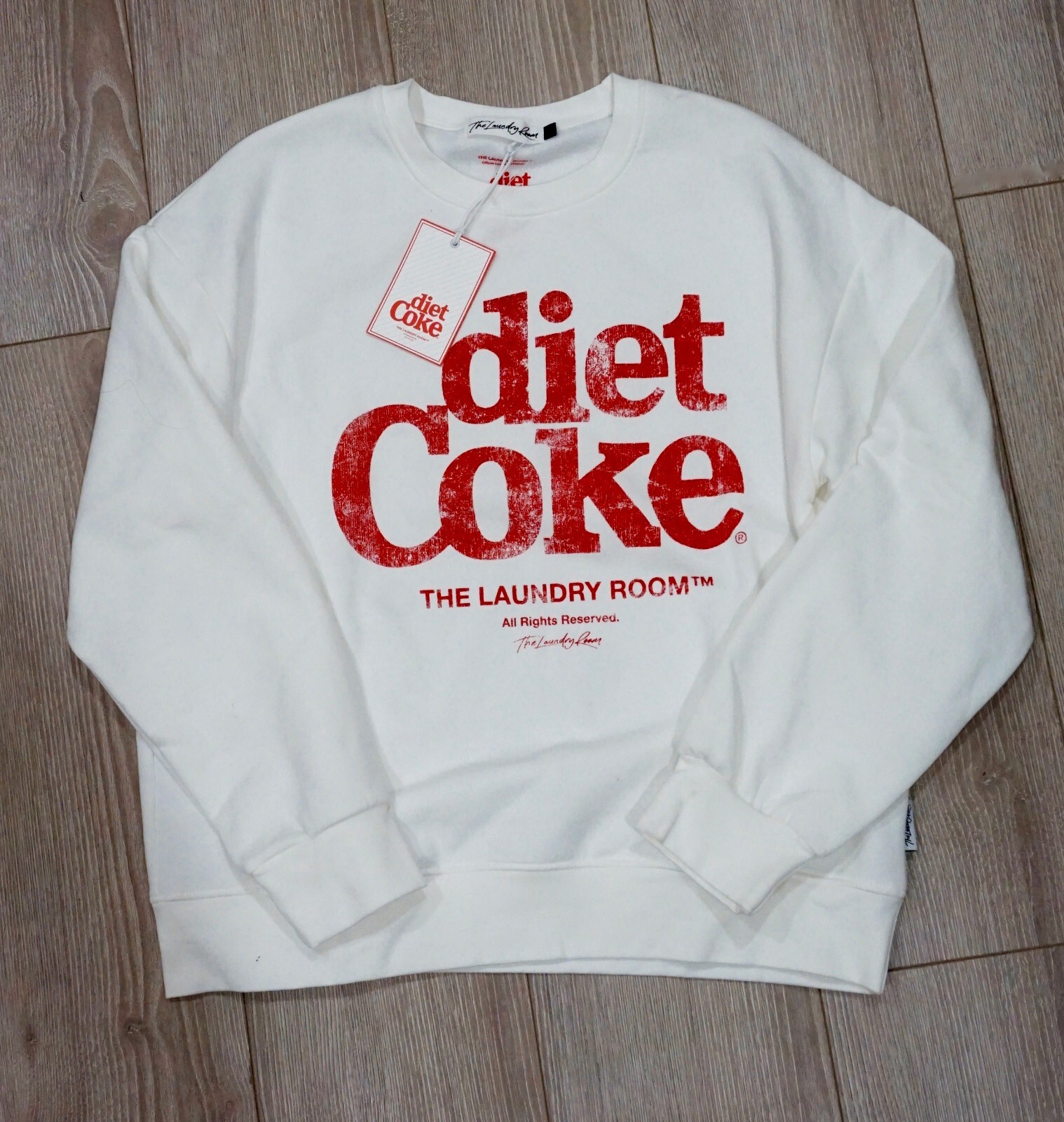 Diet Coke "The Laundry Room" Limited Edition Collab Sweater White / Red ...