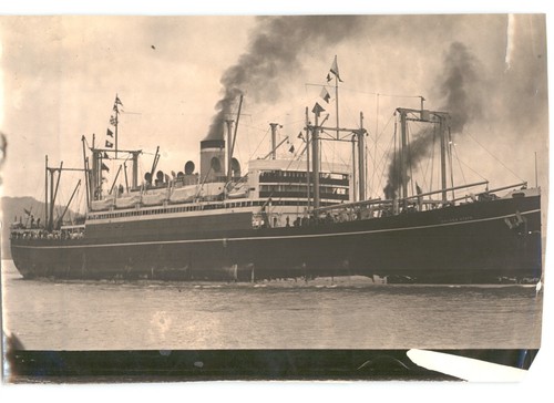 Beautiful SAN FRANCISCO Steamship SS Golden Gate VINTAGE 1920s Press ...