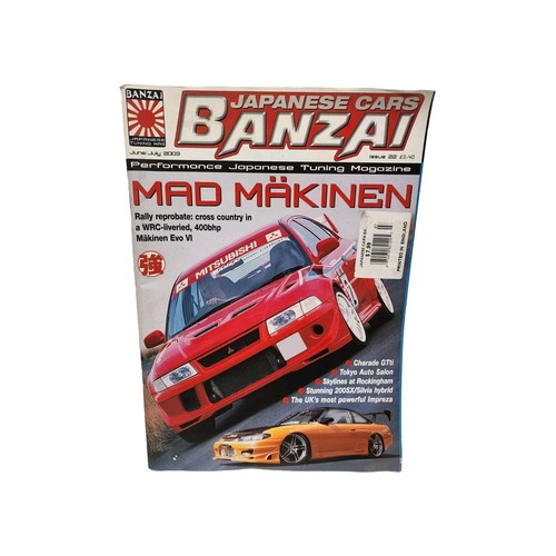 Japanese Cars BANZAI Magazine Mitsubishi Evolution VI Mad Makinen Evo ...
