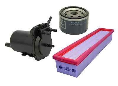 FOR RENAULT CLIO 1.5 DCi DIESEL MK2 2001-2005 SERVICE KIT AIR OIL FUEL ...
