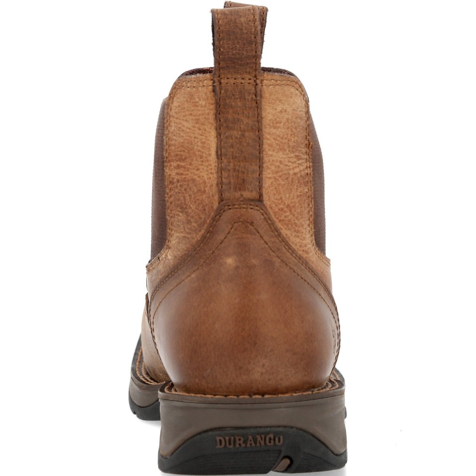 RED DIRT REBEL™ BY DURANGO® SQUARE-TOE WESTERN CHELSEA BOOTS DDB0460 ...