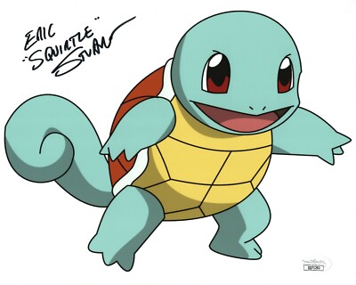 Pokemon- Eric Stuart signed Squirtle 8x10 photo JSA COA | eBay