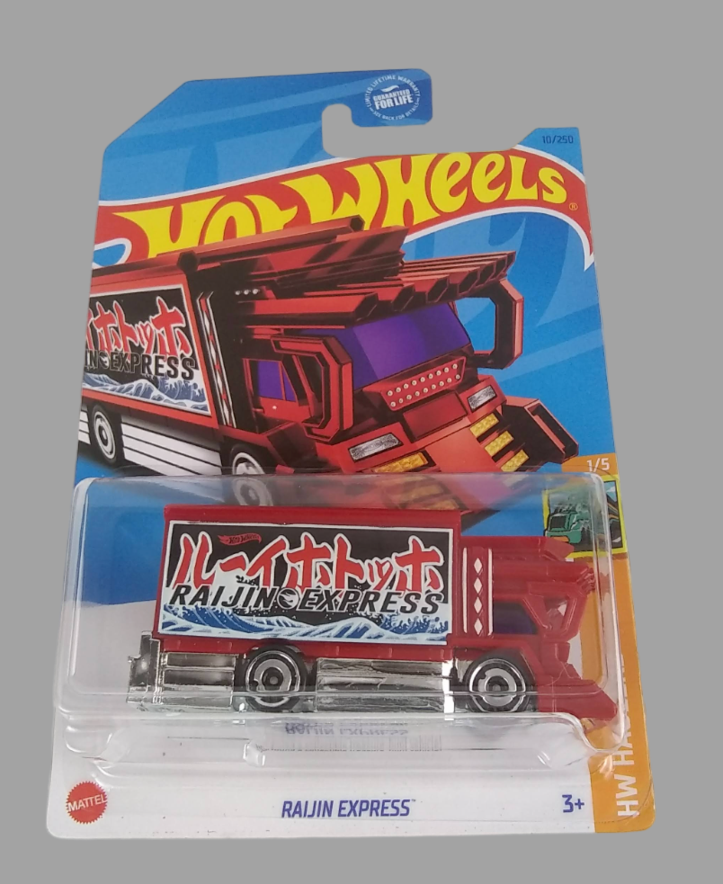Raijin Express Treasure Hunt Hot Wheels Diecast Truck 1:64 Cargo HW ...