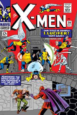 X-Men Issue 10 Comic Book Poster Professor X Lucifer | eBay