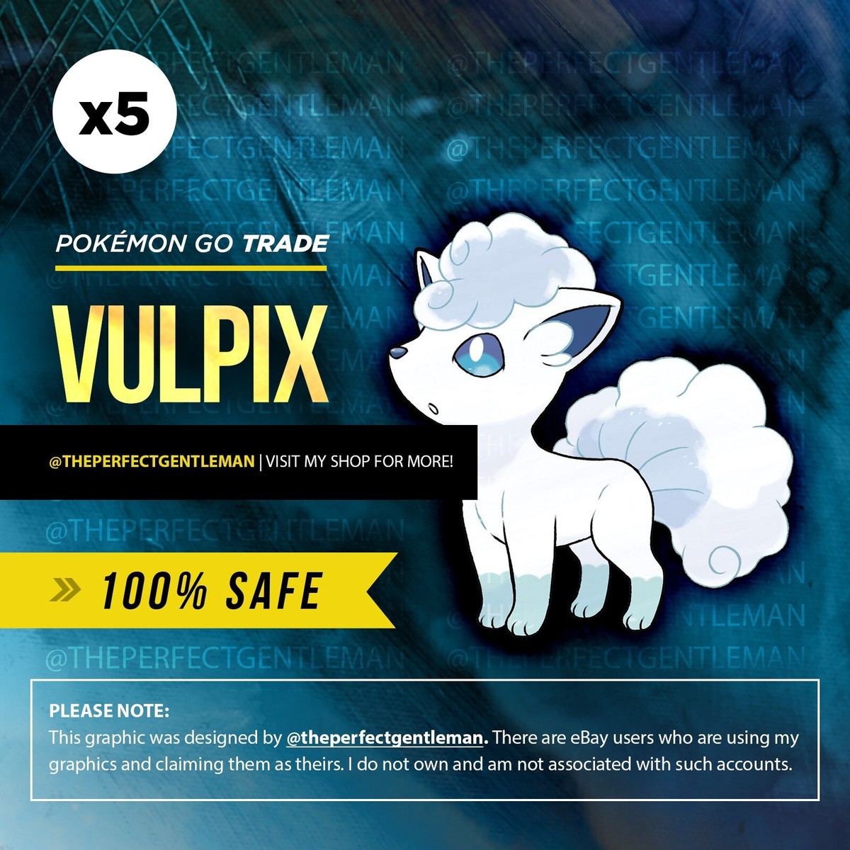 Pokemon Vulpix Alola Form