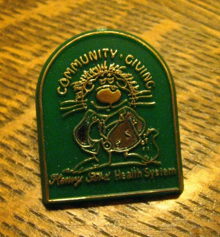 Henry Ford Health System Lapel Pin - Vintage Detroit Michigan USA ...