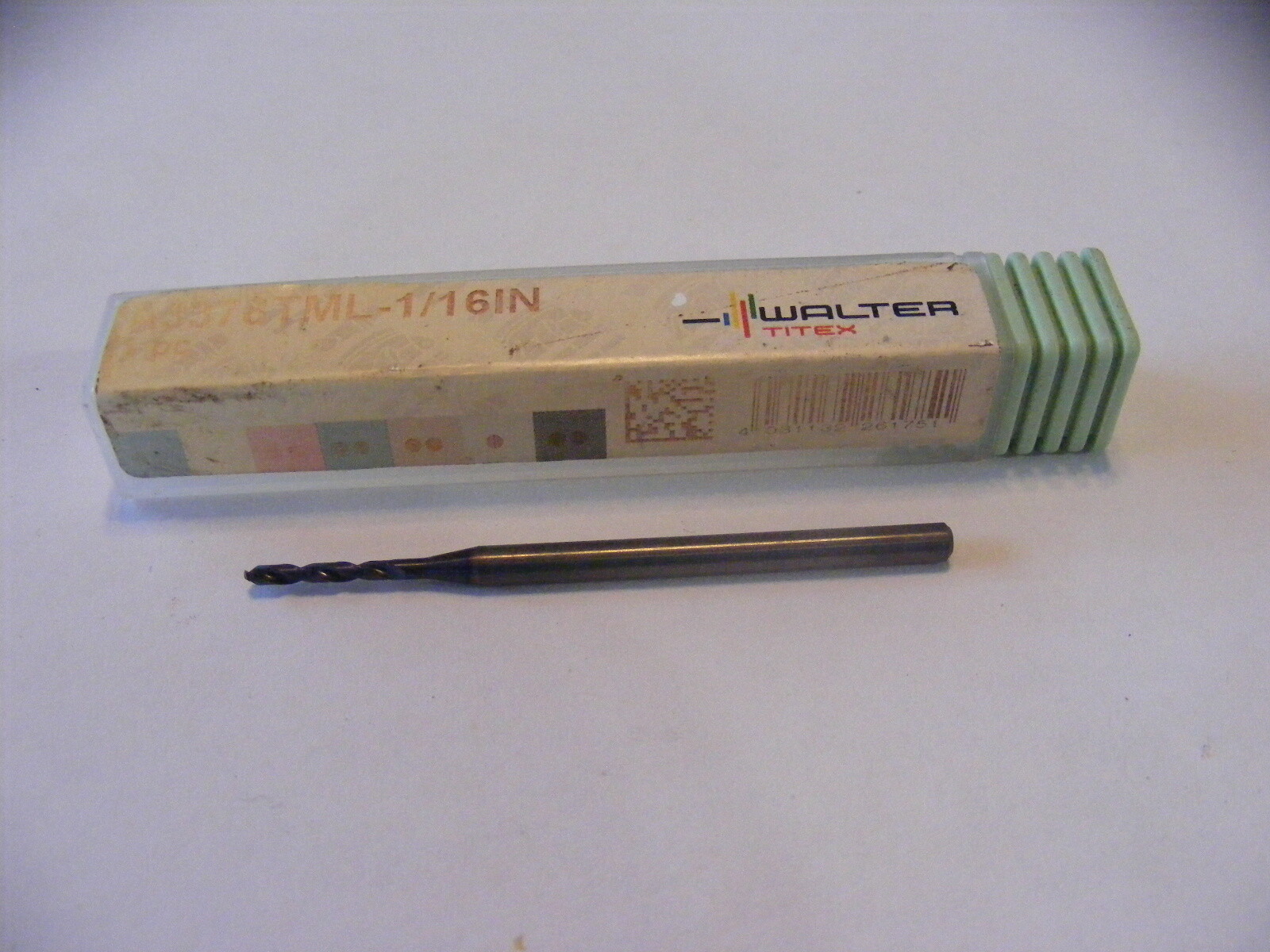 1 - WALTER TITEX A3378TML 1/16" VHM END MILL | eBay