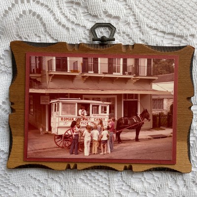 VINTAGE ROMAN CANDY MAN NEW ORLEANS MOUNTED PHOTO ON WOOD | eBay