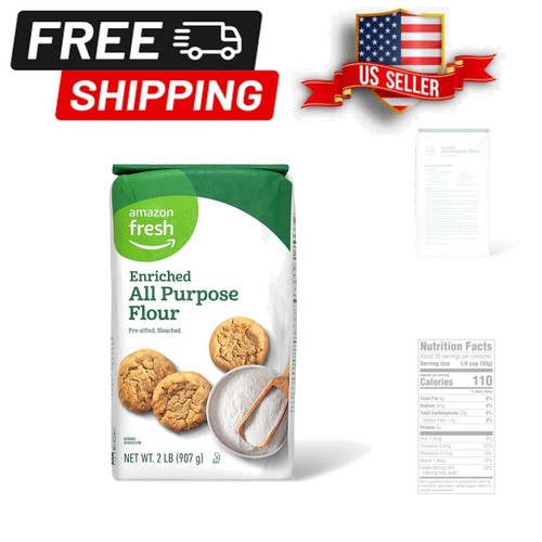 High-Quality Pre-Sifted All Purpose Flour, 2 lb - Fresh & Versatile ...