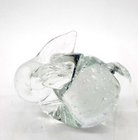 Vintage 3.5" Art Glass Bunny Controlled Bubbles Bullicante Paperweight ...