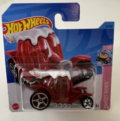 HOT WHEELS DESSERT DRIFTER Red 2023 F Case SWEET RIDES Cherry INTL ...