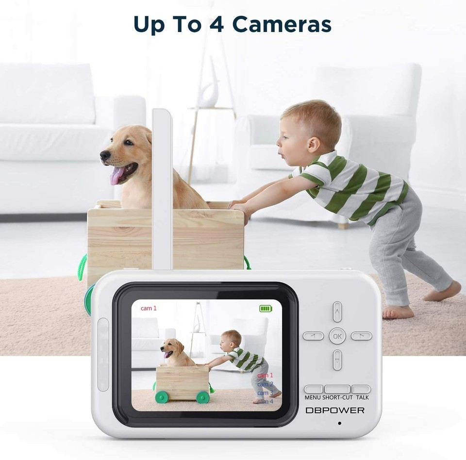 DBPOWER Additional Camera for Video Baby Monitor System (BOM-X1 model ...