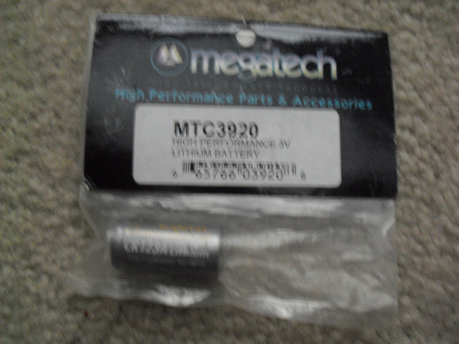 RC Airplane Car Part Megatech High Performance 3V Lithium Battery ...