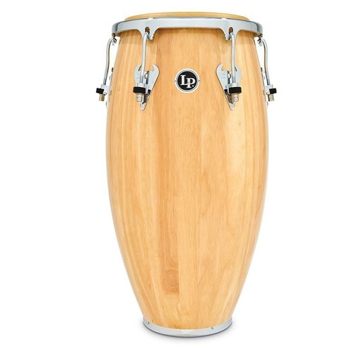LP LATIN PERCUSSION MATADOR TUMBA CONGA DRUM 12-1/2" NATURAL CHROME ...