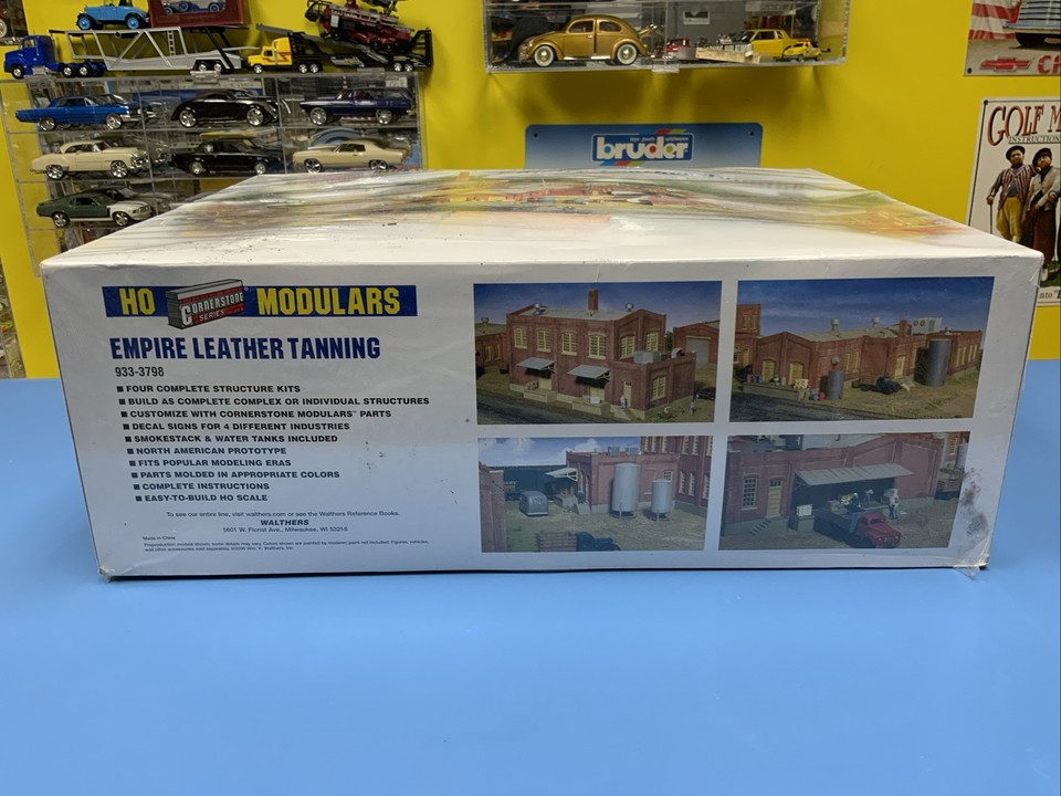 EMPIRE LEATHER TANNING WORKS - HO Scale - HUGE KIT WALTHERS 933-3798 ...