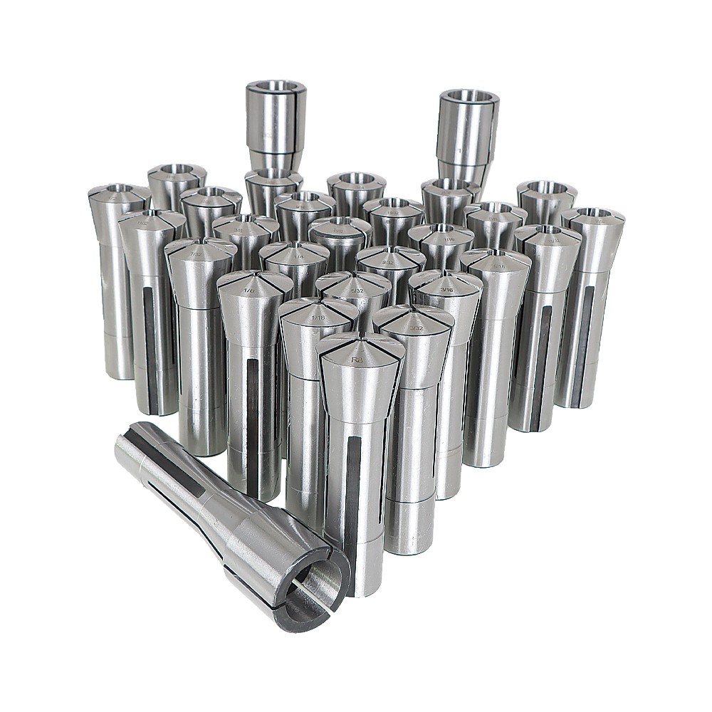 29Pcs R8 Spring Collet Set Fractional 1/32" To 1" High Precision | eBay