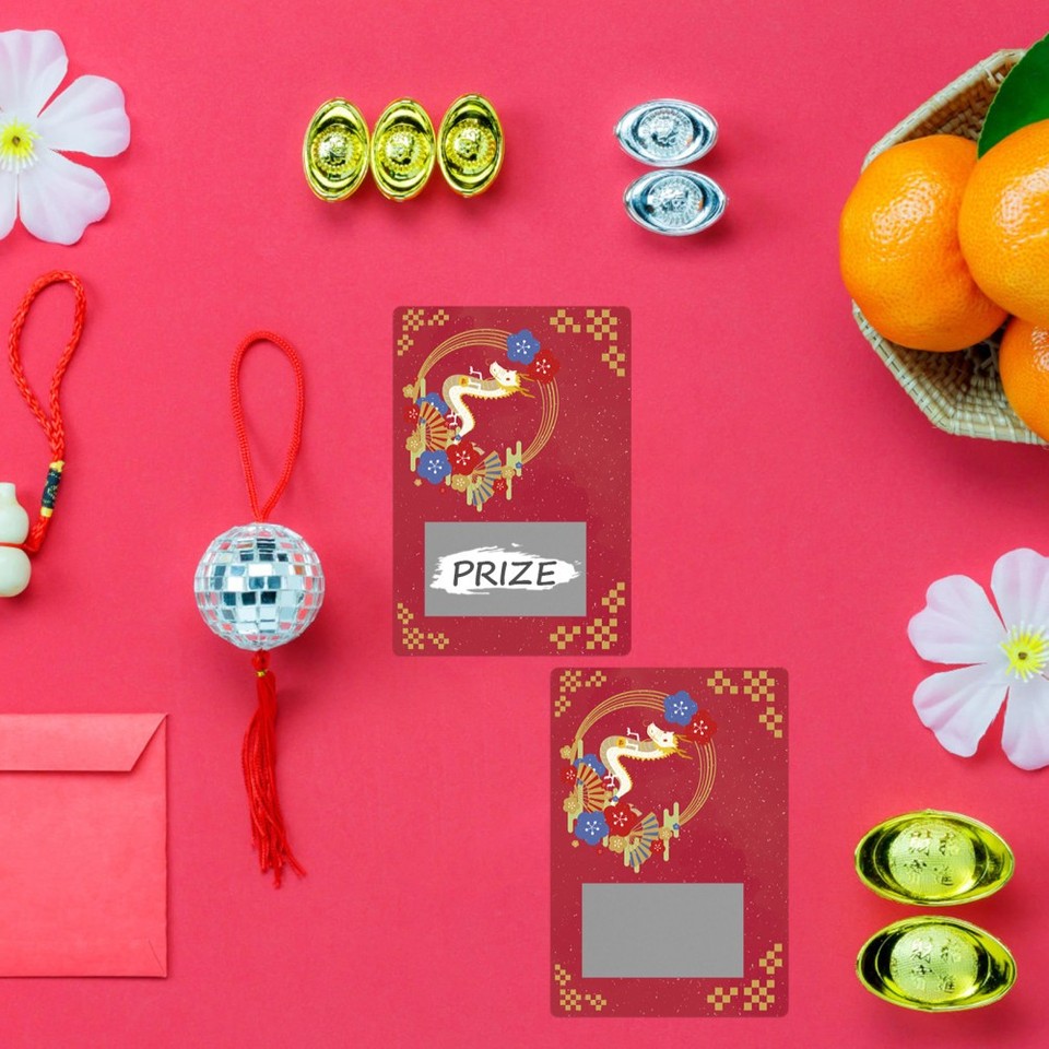 5 Sheets DIY Decal Sealing Scratch off Cards Sticker Stickers Labels ...