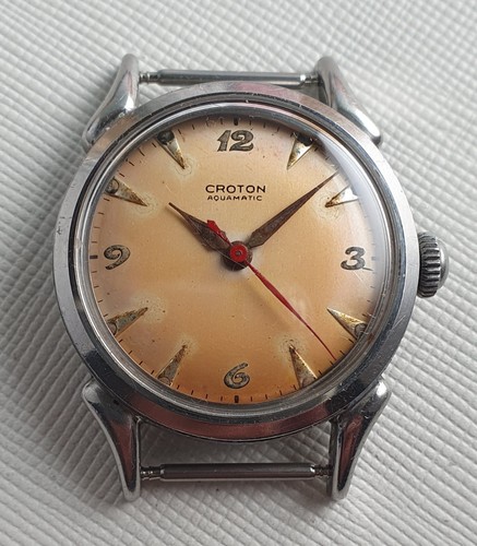 VINTAGE MILITARY WWII CROTON AQUAMATIC SELF-WINDING ALL STEEL CASE | eBay