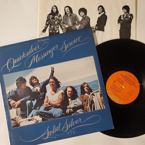Quicksilver Messenger Service Solid Silver 1975 Vinyl LP Record ...