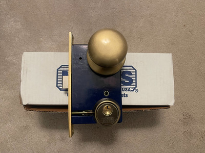 Marks 9225AC Ornamental Iron knob Mortise Lock For Storm Door ...
