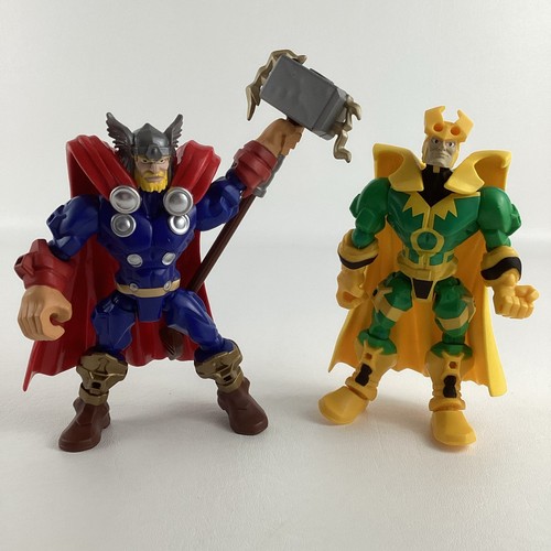Marvel Super Hero Mashers Avengers Loki Thor Mix Match 6" Action ...