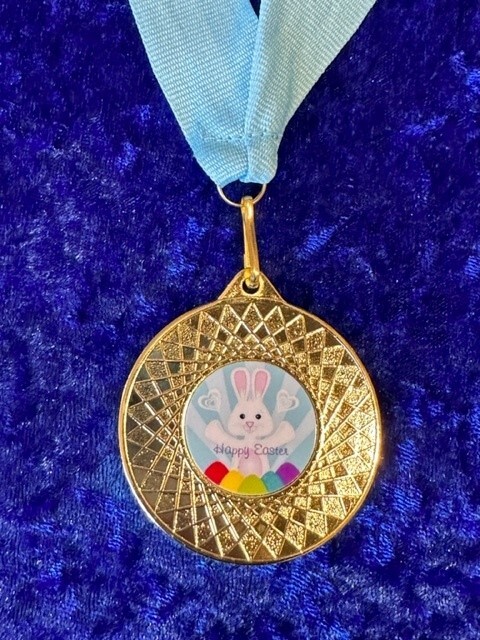 Easter Medals for Easter Egg Hunt Bunny Happy Easter Gift School FREE P ...