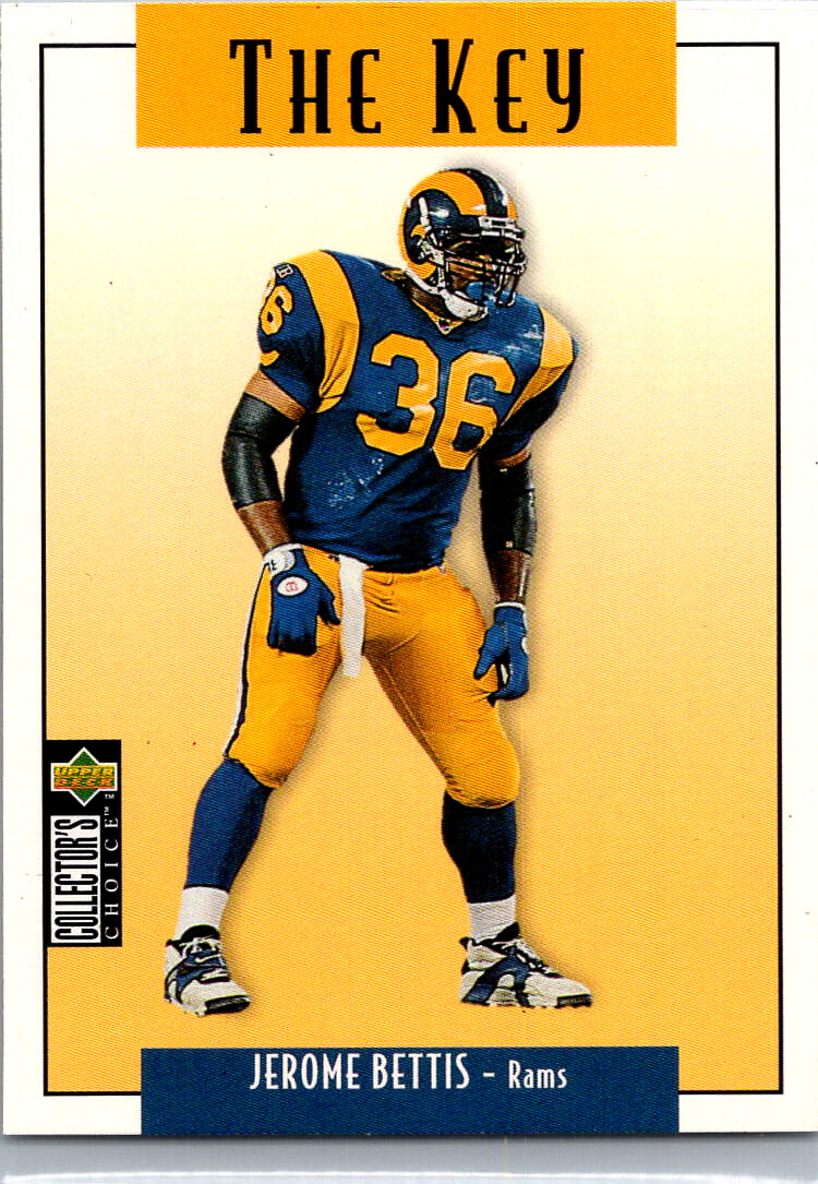 # U76 Jerome Bettis St. Louis Rams 1995 Collector's Choice Update | eBay
