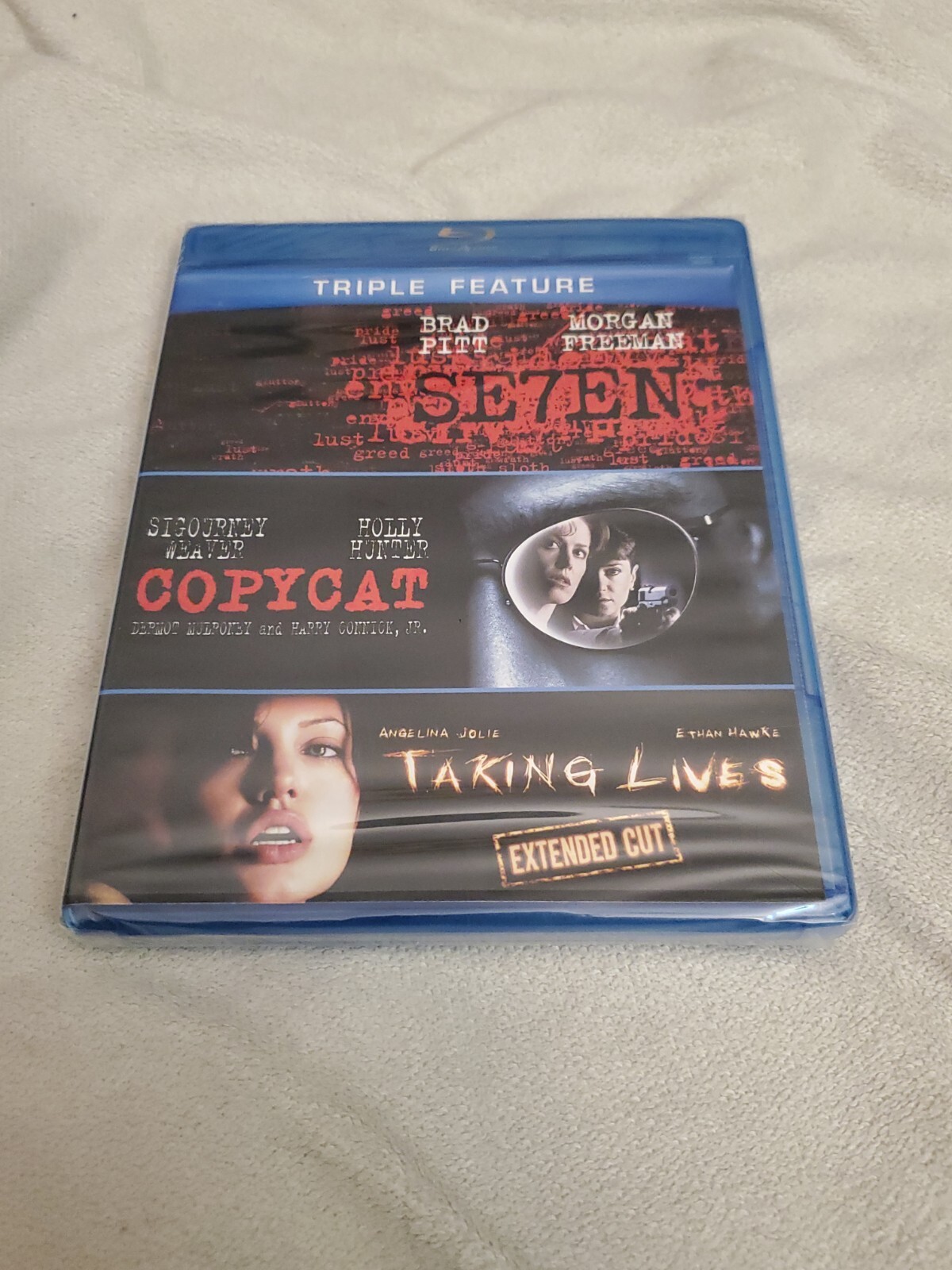 Seven/Copycat/Taking Lives (Blu-ray Disc, 2012, 3-Disc Set) for sale ...