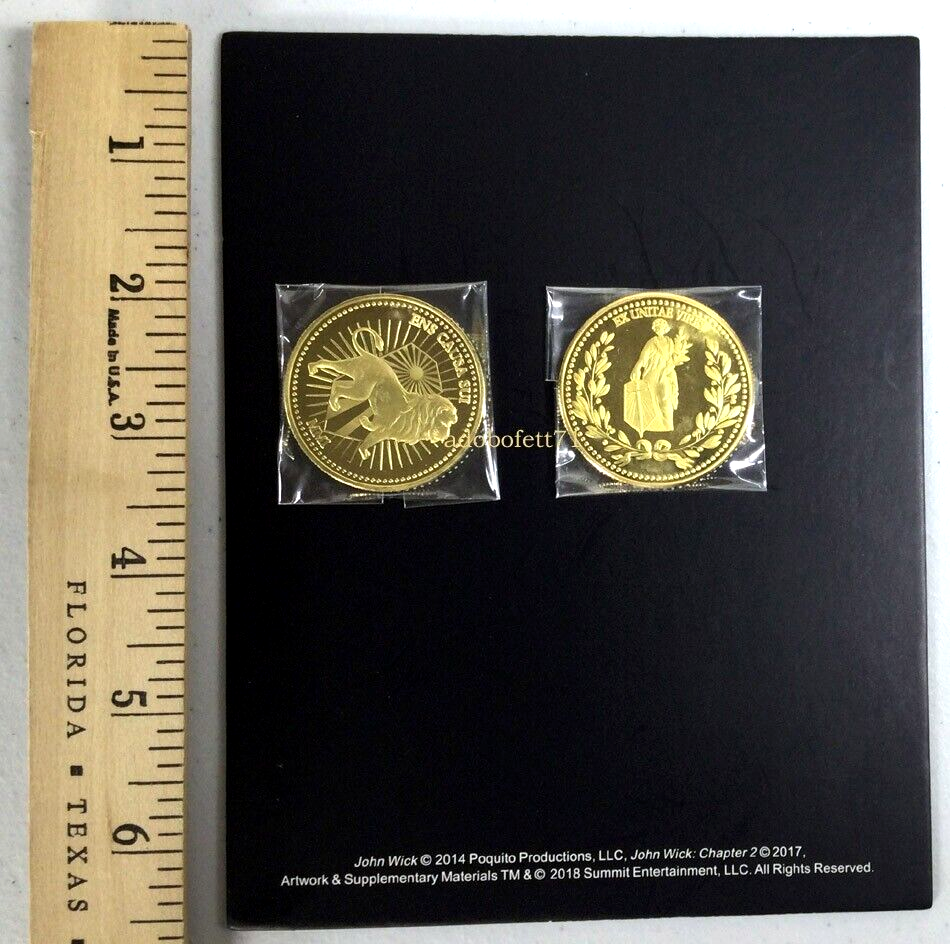 John Wick Continental Coins Set of 2 - NEW | eBay