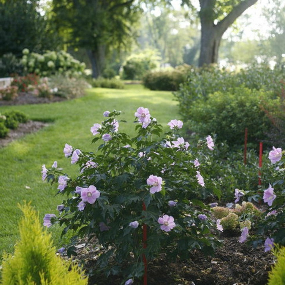 Flower Pollypetite Rose Of Sharon Hibiscus 4 Pot Live Plant Proven