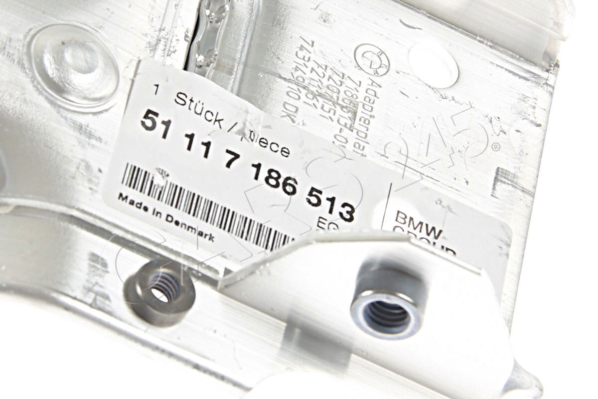 Genuine BMW F01 F01N F02 F02N Adapter plate Bumper Front Left OEM ...