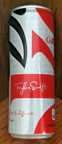 Taylor Swift Diet Coke Aluminum Cans 12 Fl. Oz. Empty Coca-Cola (2 Cans ...