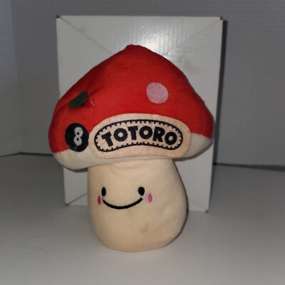 My Neighbor Totoro Red Mushroom Plush Sprite Car Window Hanger Studio ...