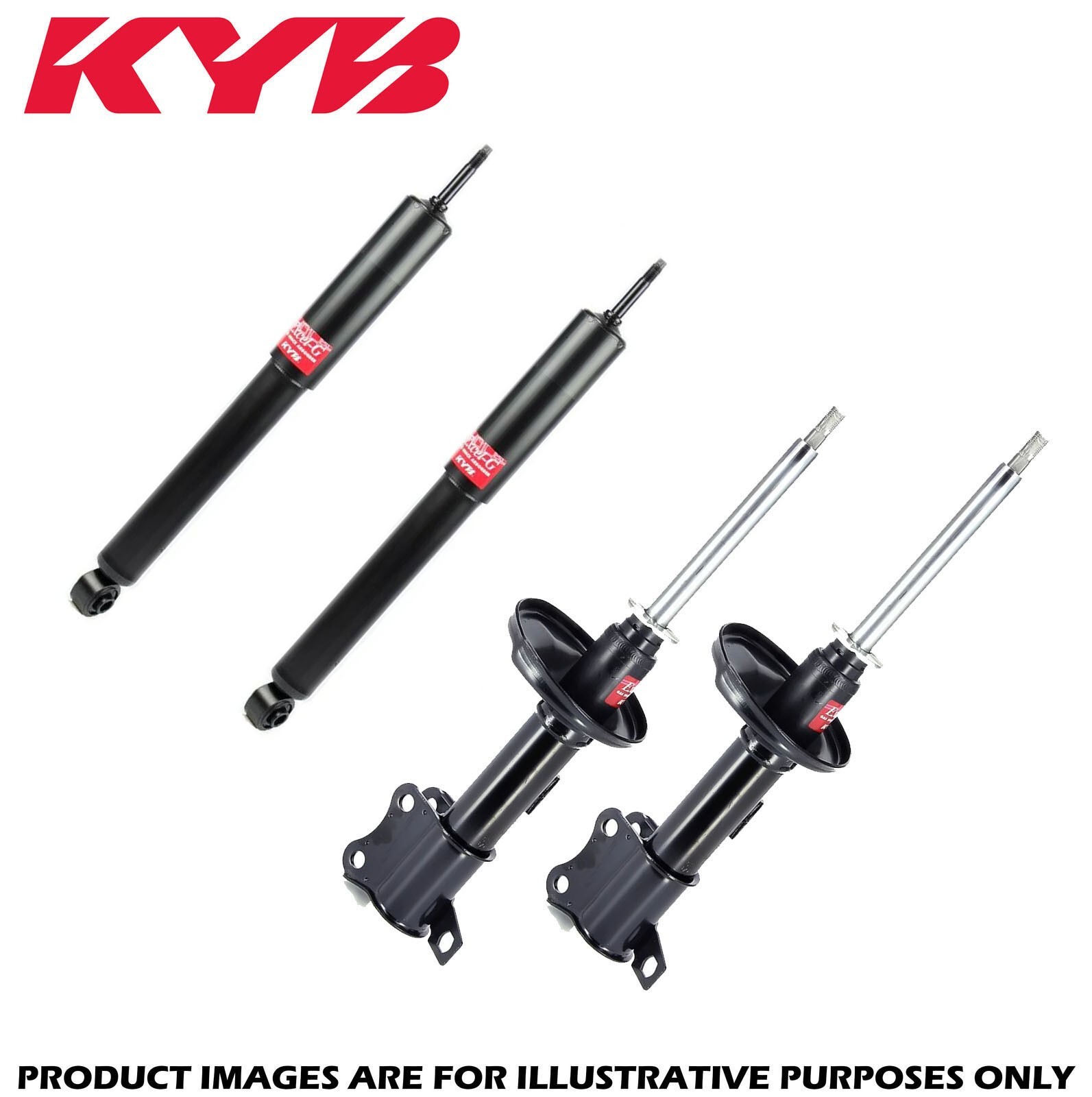 KYB Pair FRONT Shock Absorbers Struts for RAV4 ACA23 ACA22 ACA21 ACA20 ...