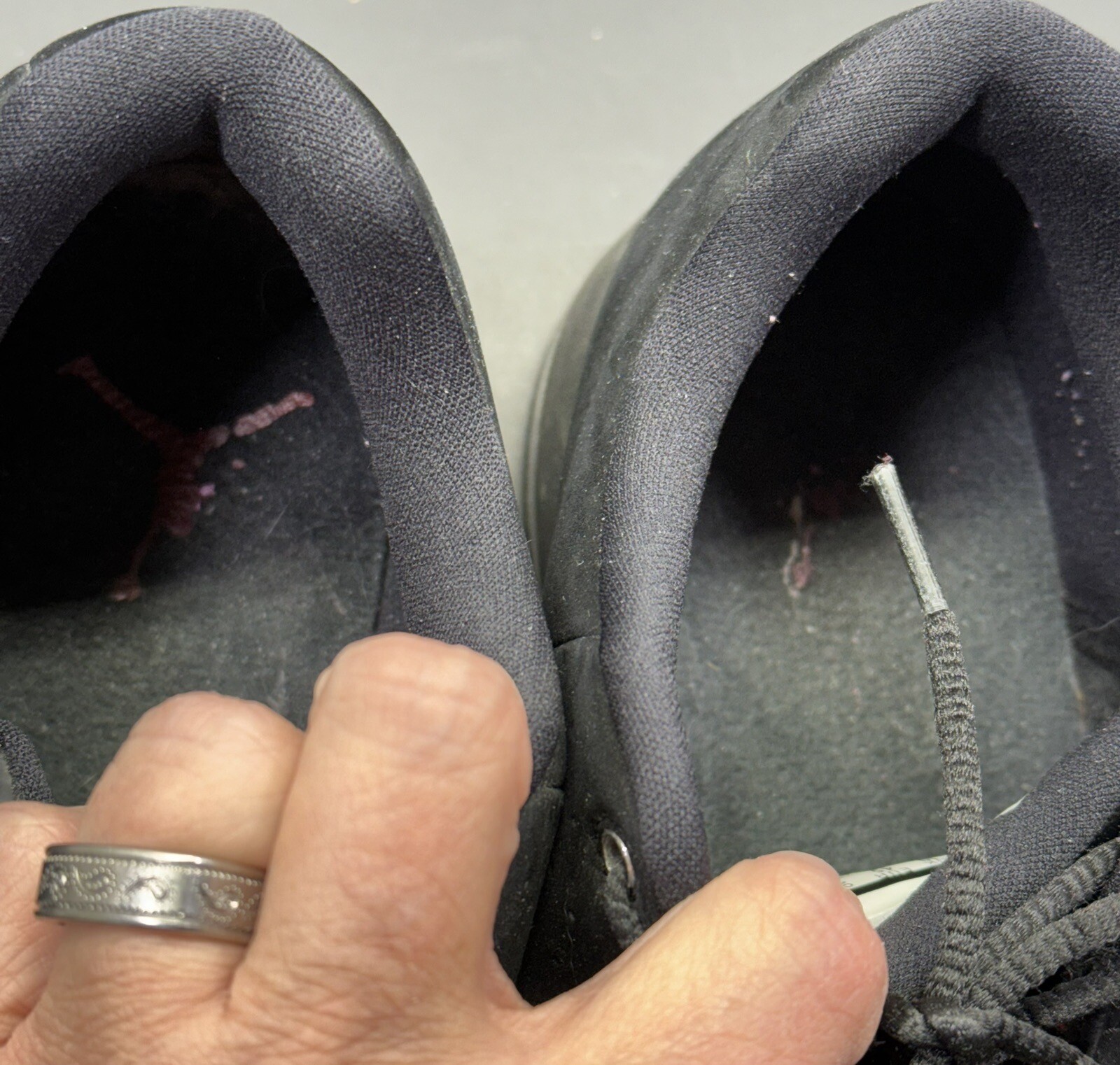 Nike Air Jordan Team Elite TE 2 Low Black On Black Sneakers Mens No Box ...