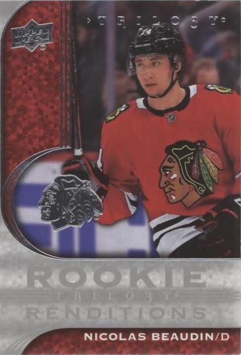 2020-21 Upper Deck Trilogy - Rookie Renditions Nicolas Beaudin #RR-17 ...