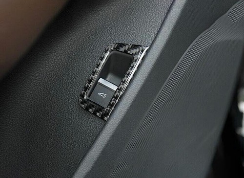 For Audi Q7 2017-2019 Real Carbon Fiber Trunk Power Liftgate Switch ...