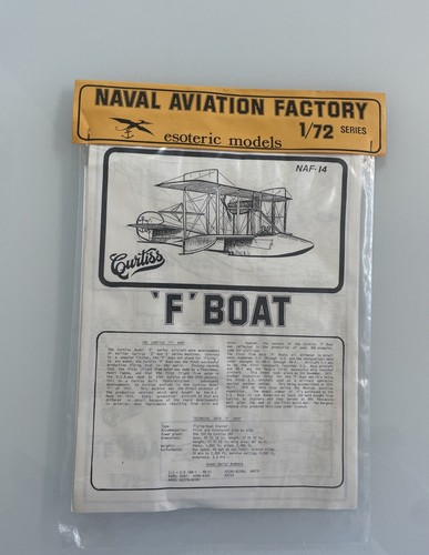 Esoteric Models NAF-14 Naval Aviation Factory New Vacuform Curtiss 'F ...