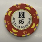EE Casino Diamante $5 Chip Santo Domingo Dominican Republic | eBay