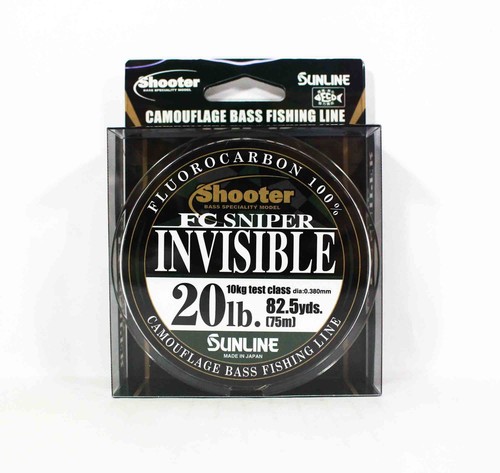 Sunline Fluorocarbon Line FC Sniper Invisible 75m 20lb 0.38mm (2247) | eBay