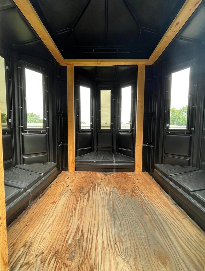 Hughes Hunting Blinds The Lodge 4' x 8' Box Blind & Adjustable 4'-8 ...