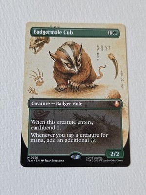 Badgermole Cub (Borderless) 0326 Avatar: The Last Airbender TLA - MTG ...
