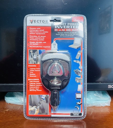 Vector Pocket Power Inverter, 95 Watt Car Adapter. New In Package. # ...