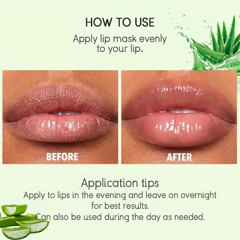 Lip Mask - Ushas Hydrating Honey Moisturizing Lip Mask For Day And ...