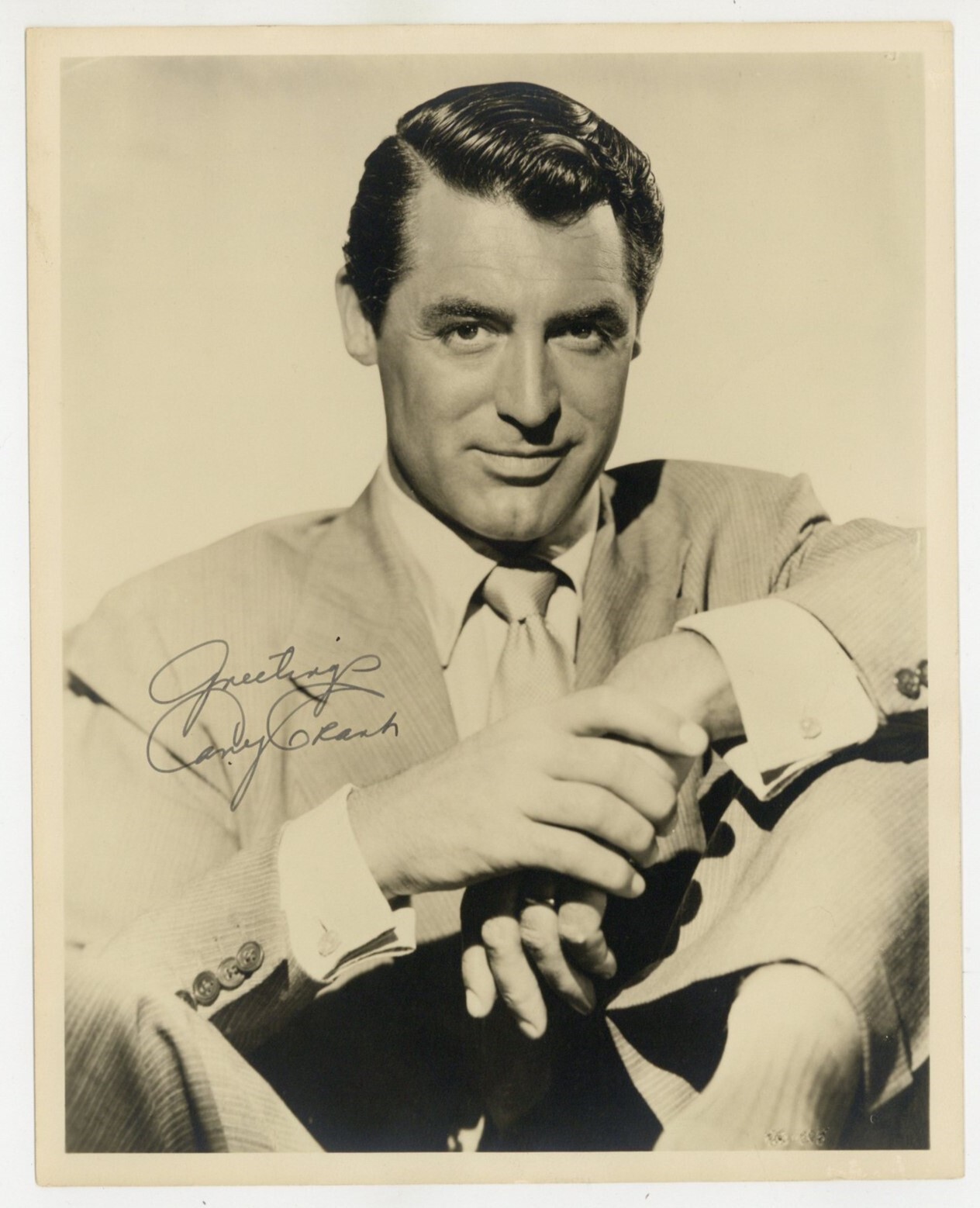 Cary Grant 1941 Hand Signed Portrait 8x10 Double Weight Photo, Ernest ...