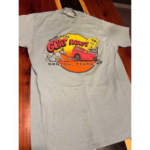 Vintage hot rod T-shirt Goat Roast | eBay