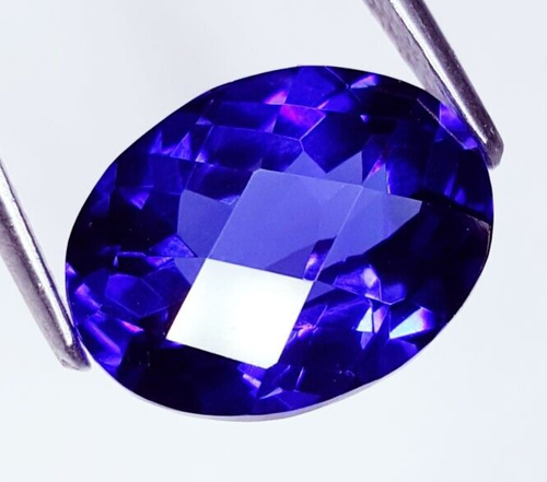 Natural Blue Sapphire 10 Ct Loose Gemstone Certified Oval Cut Sapphire ...